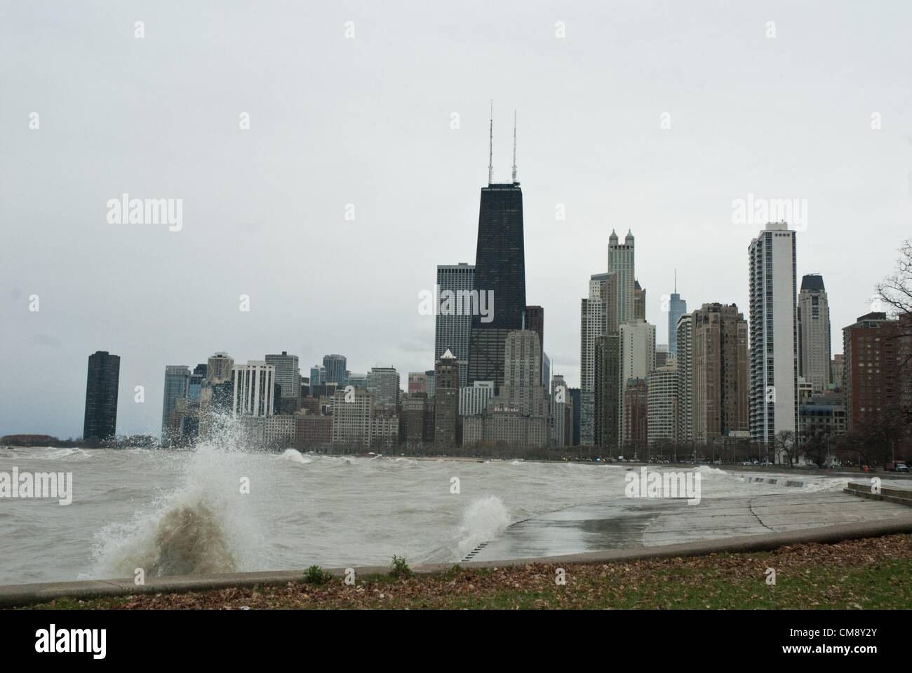 Oct 30, 2012 - Chicago, Illinois, U.S. - Hurricane Sandy's reach ...