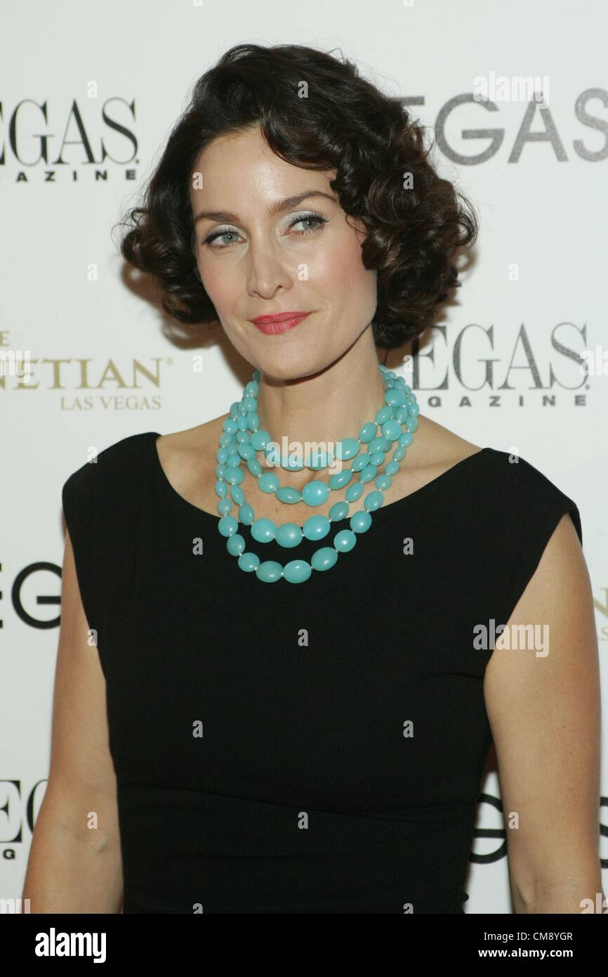 Carrie-Anne Moss at arrivals for VEGAS Magazine Men's Event at Paiza ...