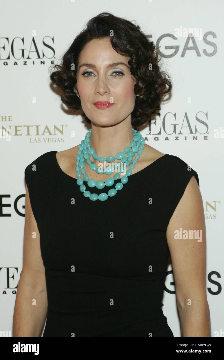 Carrie-Anne Moss at arrivals for VEGAS Magazine Men's Event at Paiza ...