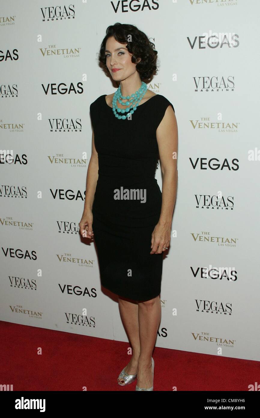 Carrie-Anne Moss at arrivals for VEGAS Magazine Men's Event at Paiza ...