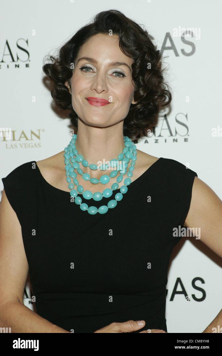 Carrie-Anne Moss at arrivals for VEGAS Magazine Men's Event at Paiza ...