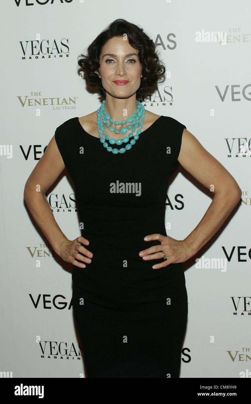 Carrie-Anne Moss at arrivals for VEGAS Magazine Men's Event at Paiza ...