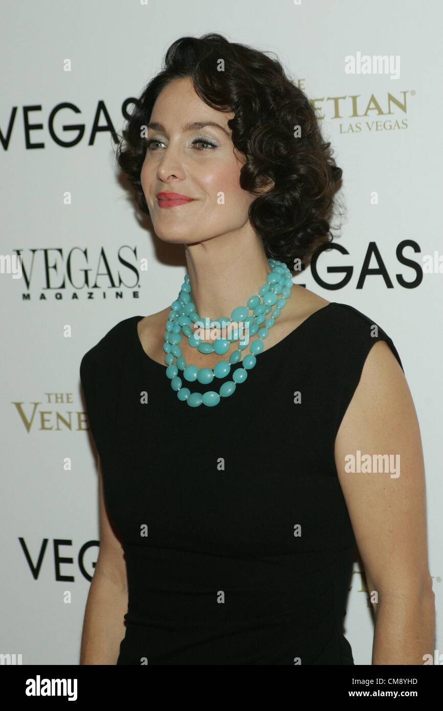 Carrie-Anne Moss at arrivals for VEGAS Magazine Men's Event at Paiza ...