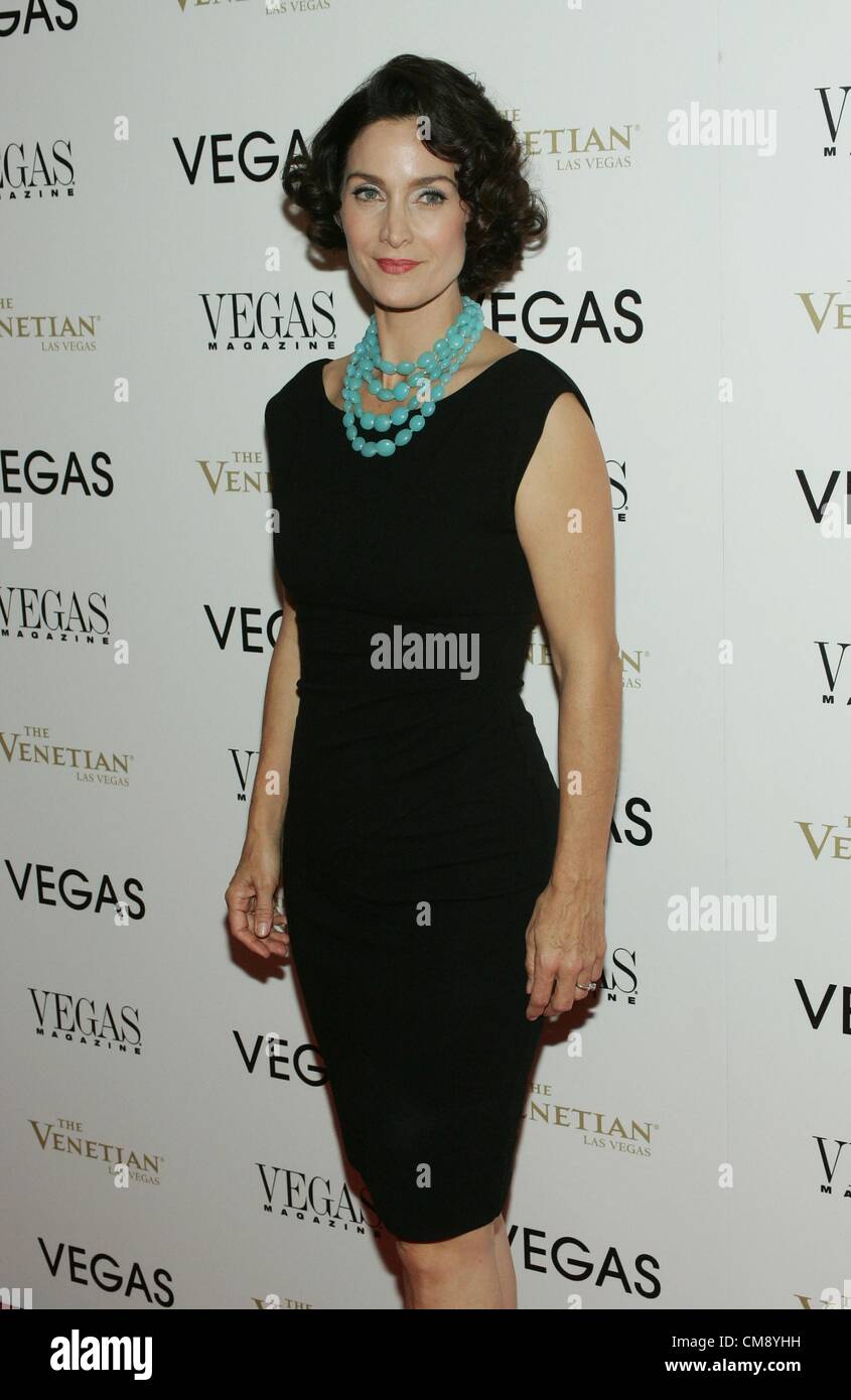 Carrie-Anne Moss at arrivals for VEGAS Magazine Men's Event at Paiza ...
