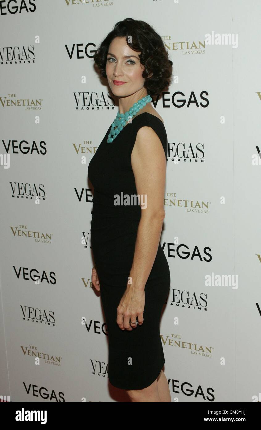 Carrie-Anne Moss at arrivals for VEGAS Magazine Men's Event at Paiza ...