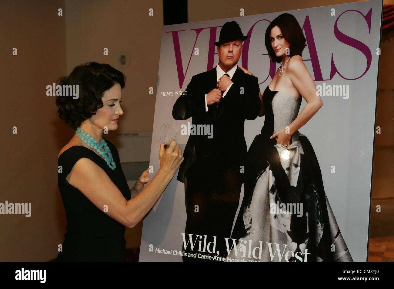 Carrie-Anne Moss at arrivals for VEGAS Magazine Men's Event at Paiza ...