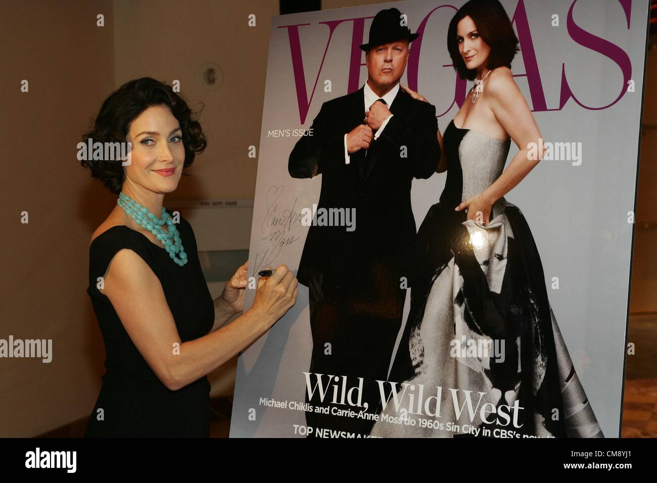 Carrie-Anne Moss at arrivals for VEGAS Magazine Men's Event at Paiza ...