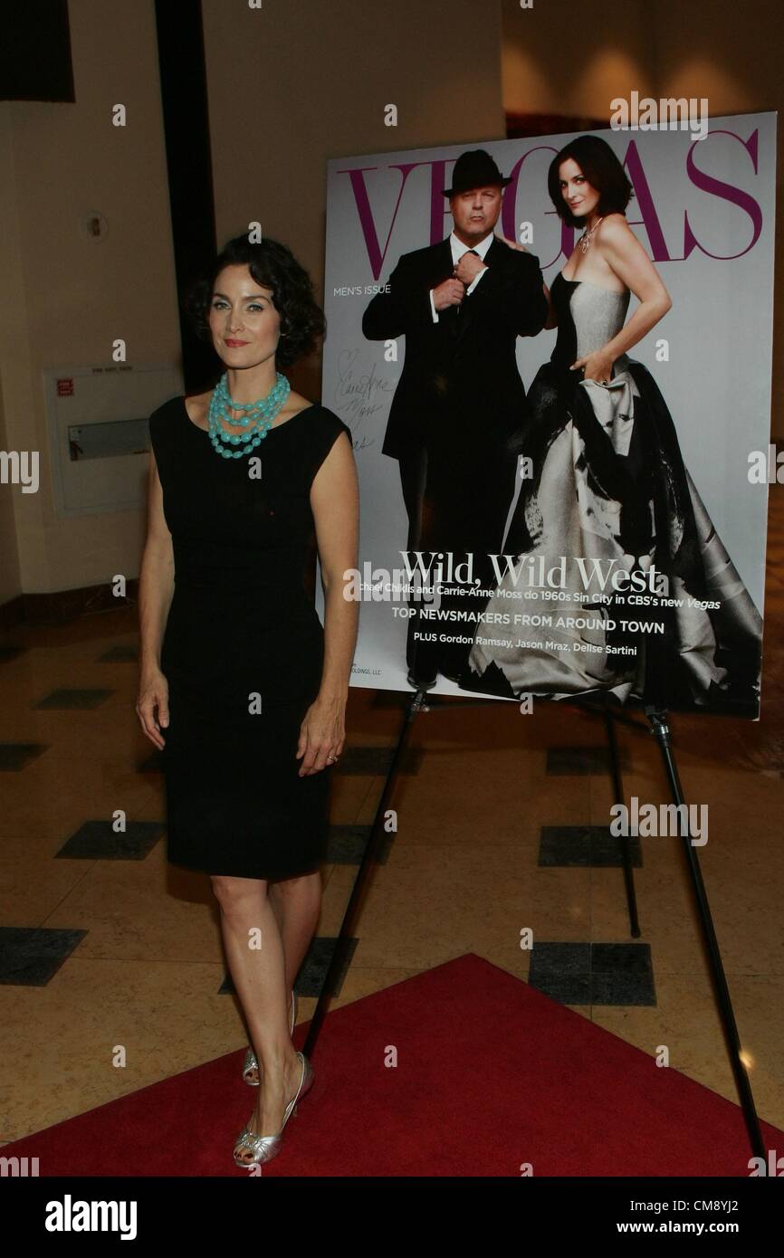Carrie-Anne Moss at arrivals for VEGAS Magazine Men's Event at Paiza ...