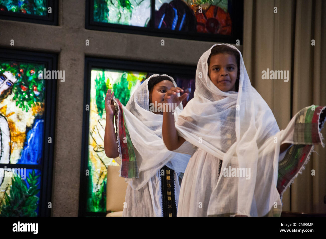 Jerusalem, Israel. 31st October 2012. Young Ethiopian girls in ...