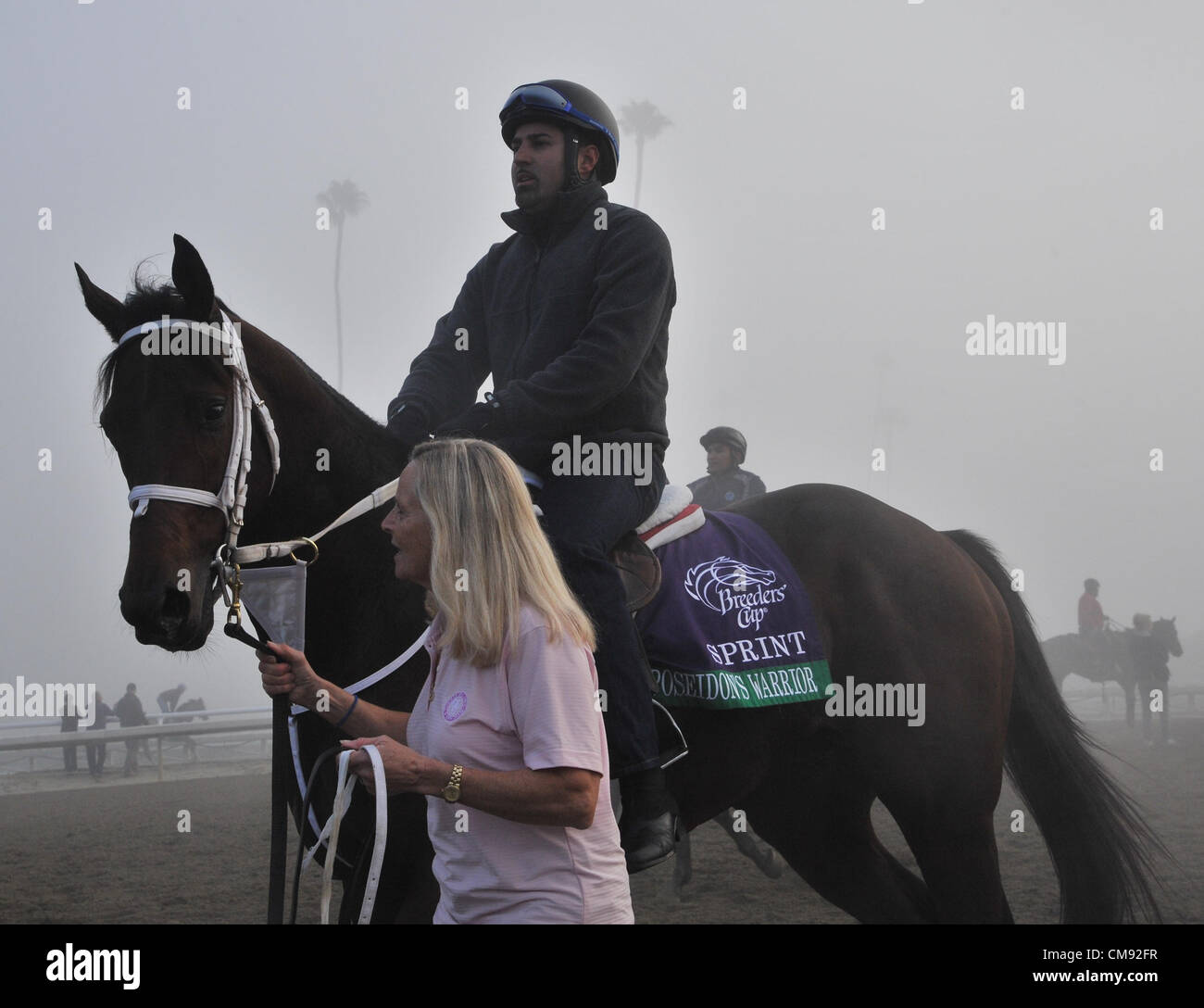 Oct. 31, 2012 - U.S. - Poseidon's Warrior, trained by Robert Reid, Jr ...