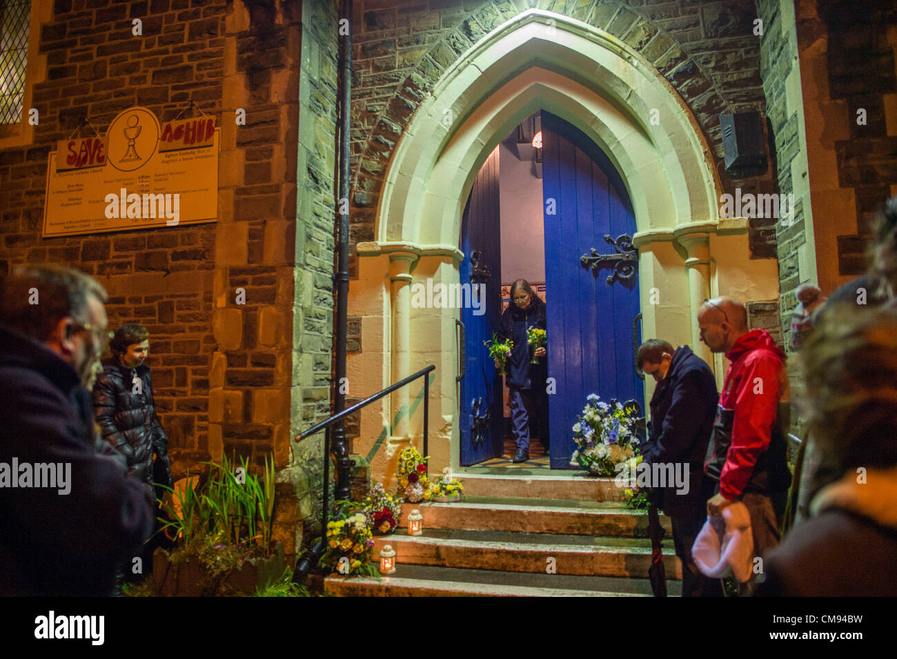 The final minutes at Our Lady of the Angels and St Winifreds Church ...