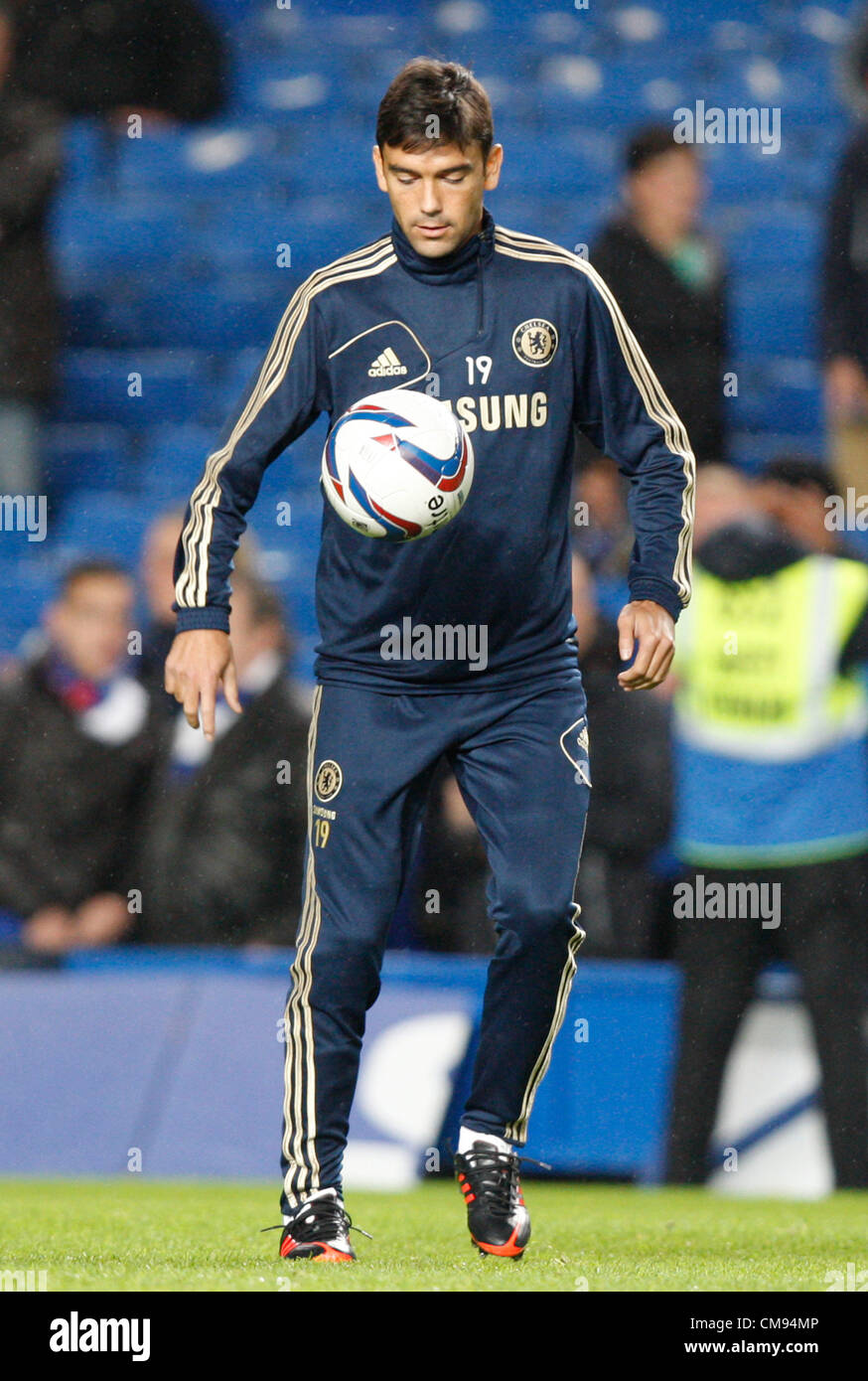 31.10.2012.London, England. Paulo Ferreira of Chelsea during the the ...