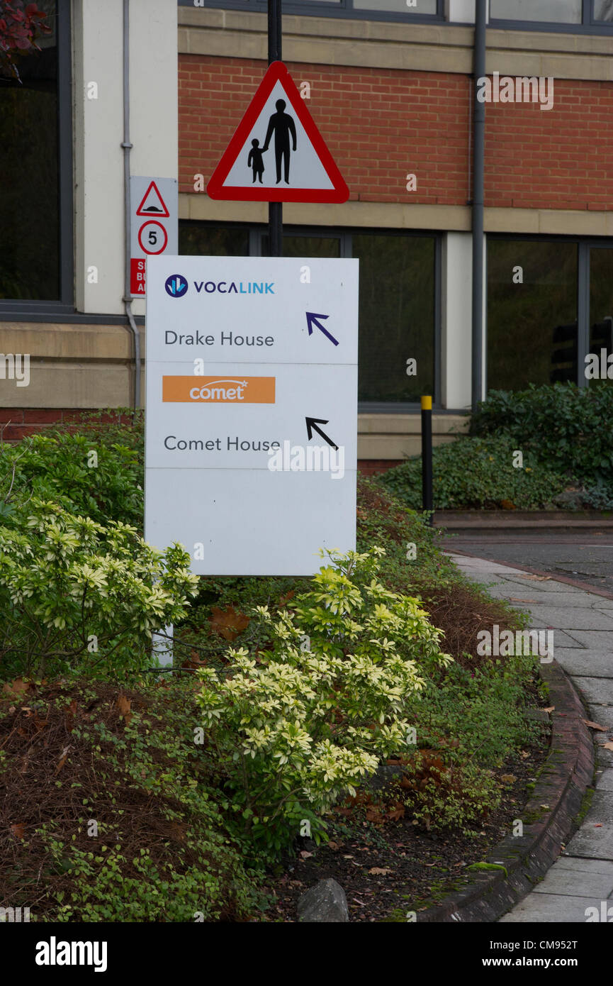 Rickmansworth, Hertfordshire, UK. 1 Nov 2012. Comet Group Ltd, Comet ...