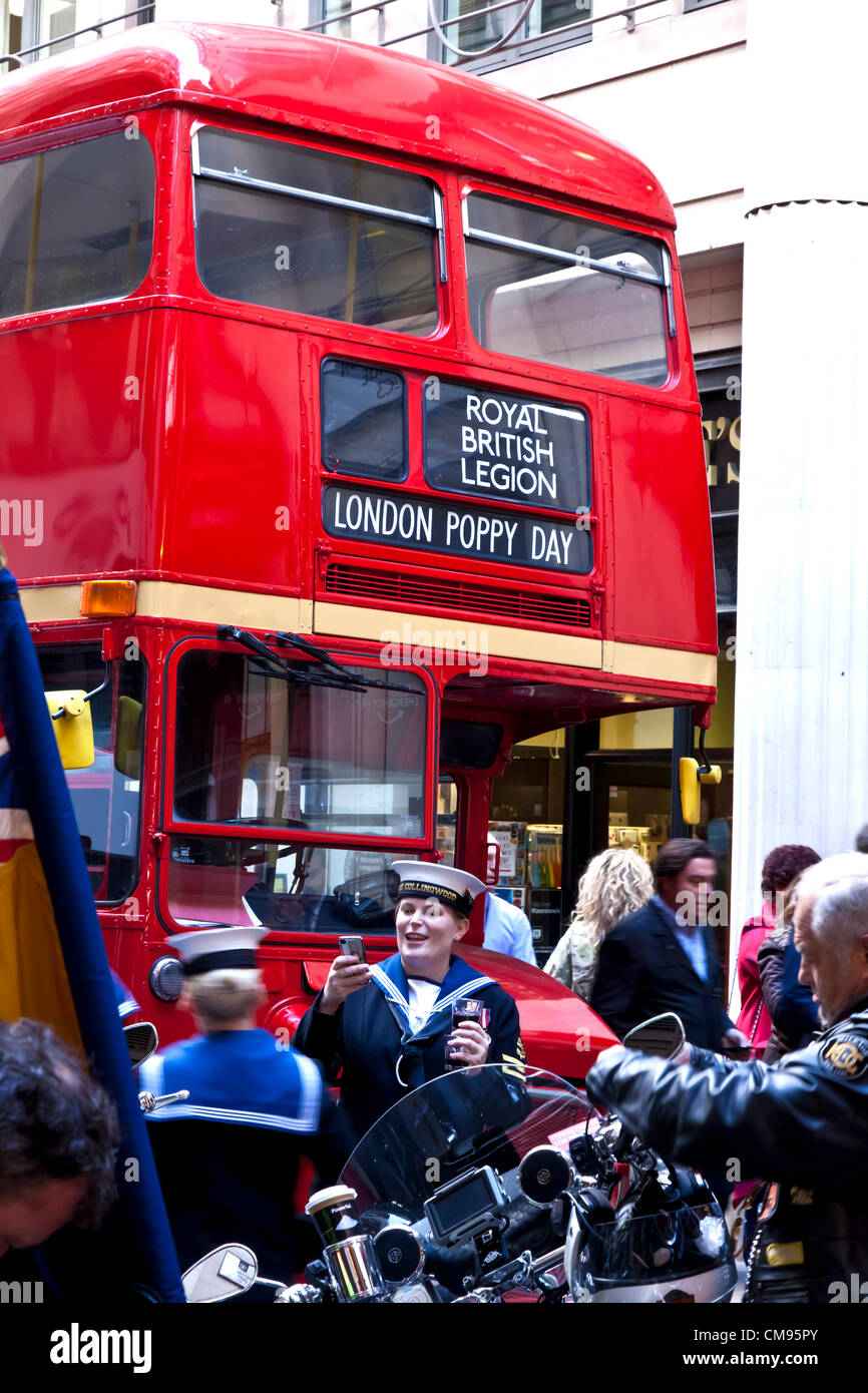 London, UK. 1st November 2012. Routemaster Bus Appearing as Part of ...