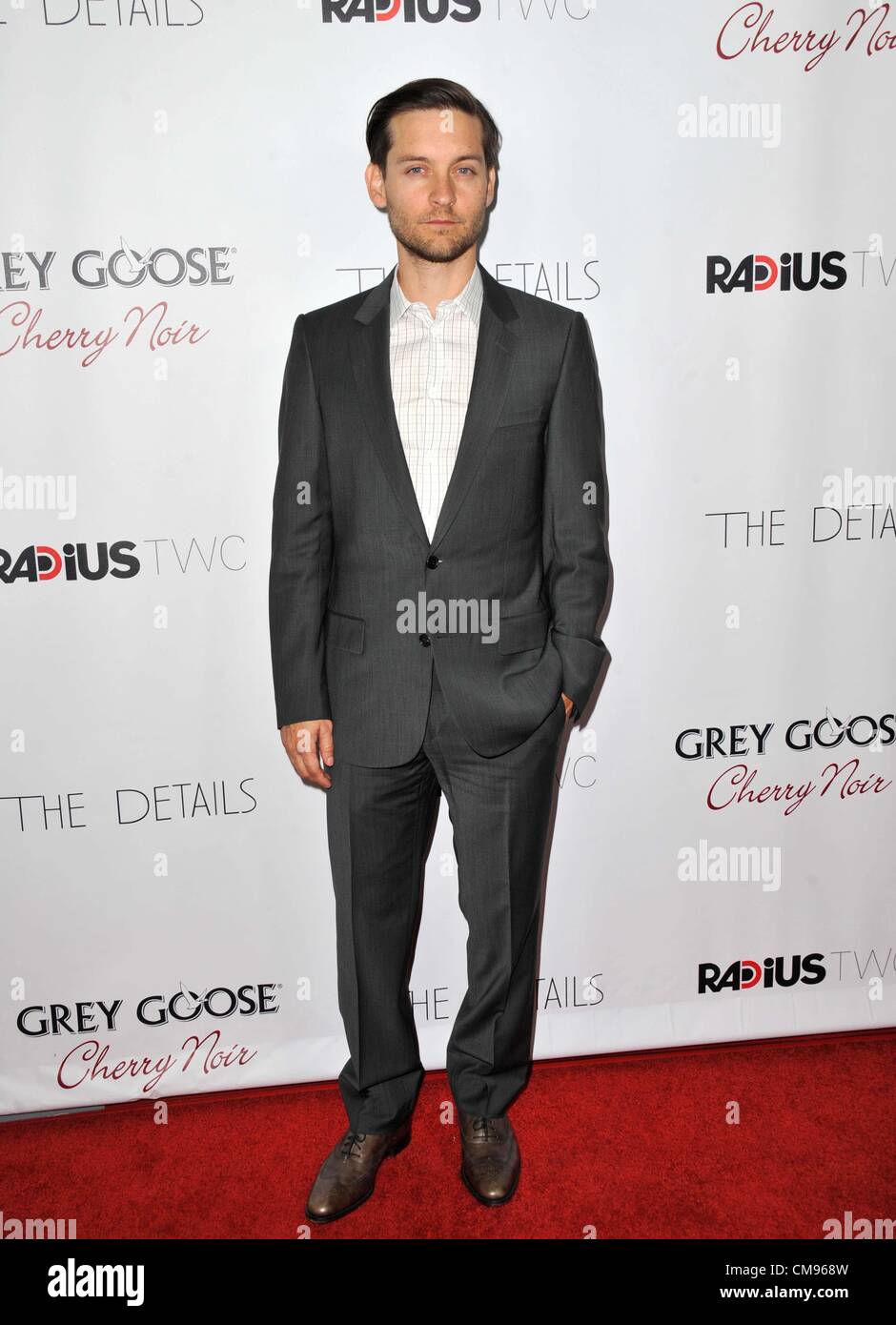 Oct. 29, 2012 - Los Angeles, California, U.S. - Tobey McGuire Attending ...