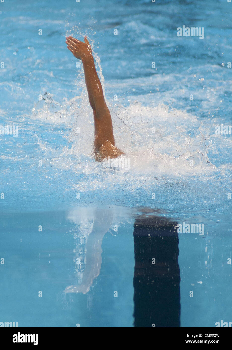 June 27, 2012 - Omaha, Nebraska, USA - Matt Grevers swims in the ...