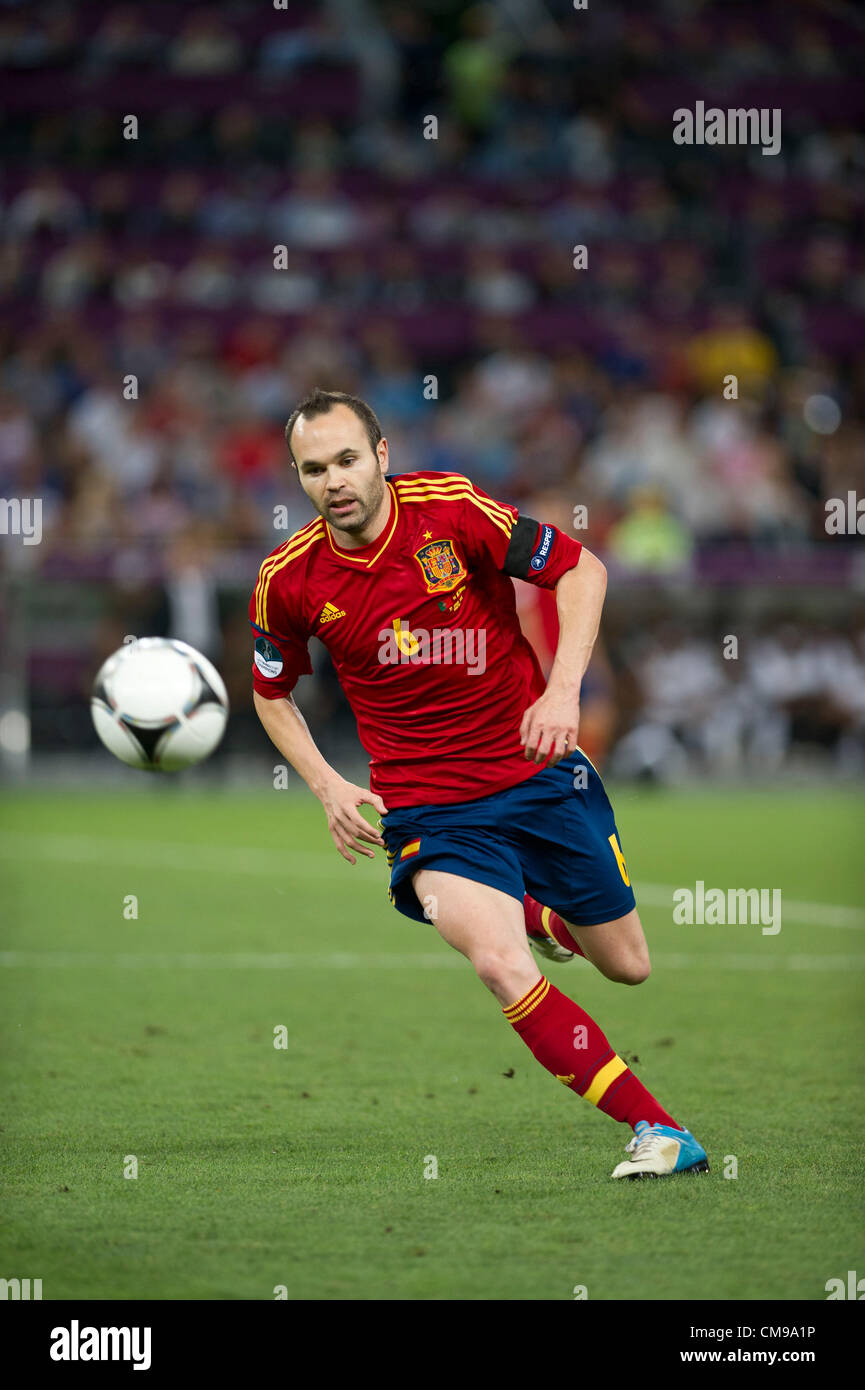 Andres Iniesta (ESP), JUNE 27, 2012 - Football / Soccer : UEFA EURO ...