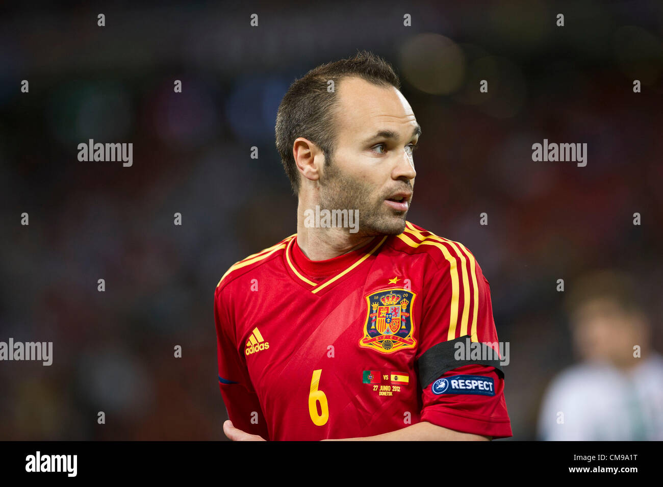 Uefa euro 2012 iniesta hi-res stock photography and images - Alamy