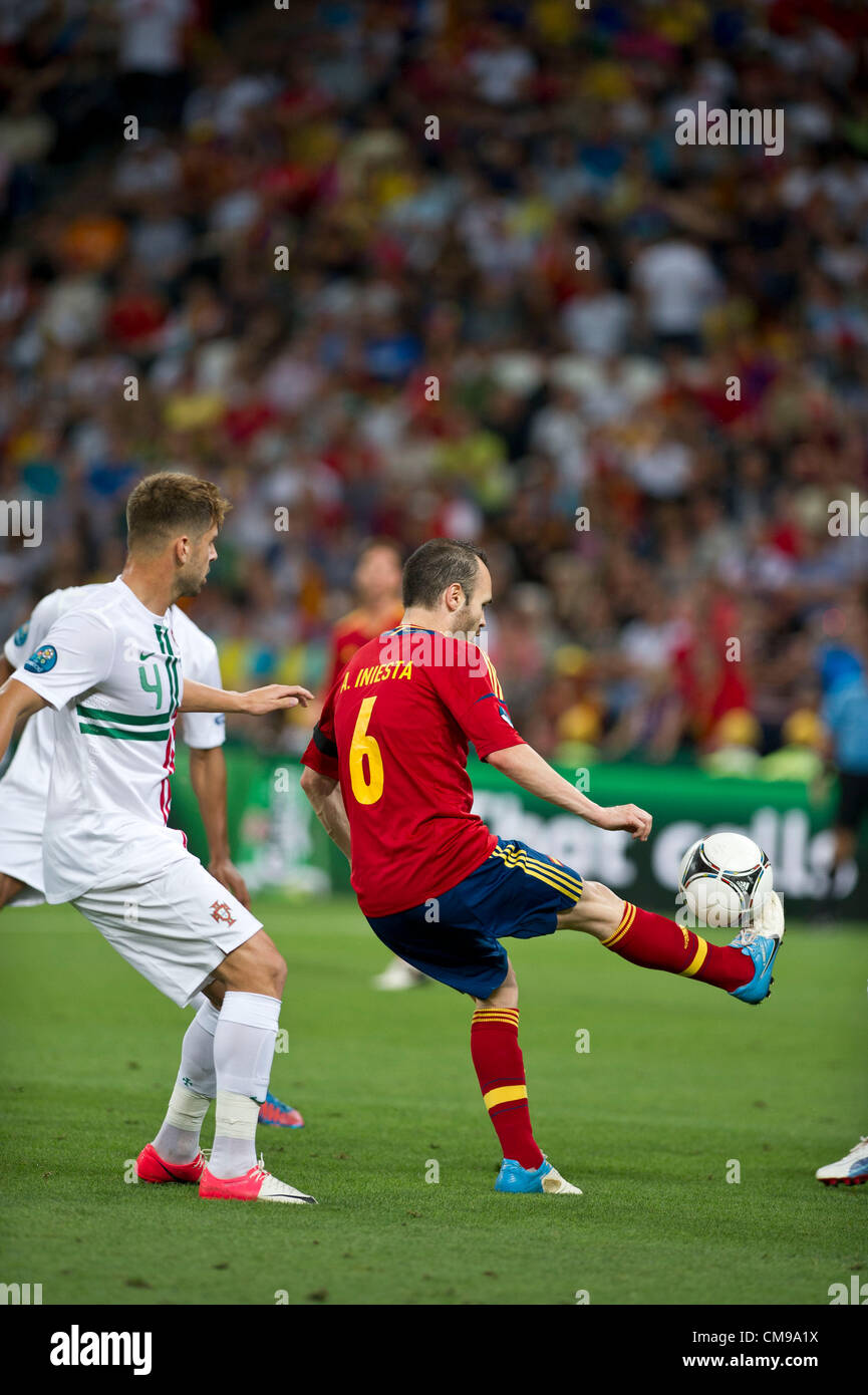 Andres Iniesta (ESP), JUNE 27, 2012 - Football / Soccer : UEFA EURO ...