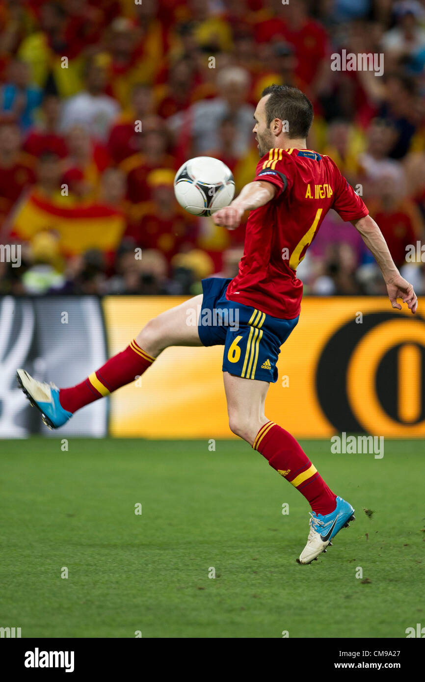 Uefa euro 2012 iniesta hi-res stock photography and images - Alamy
