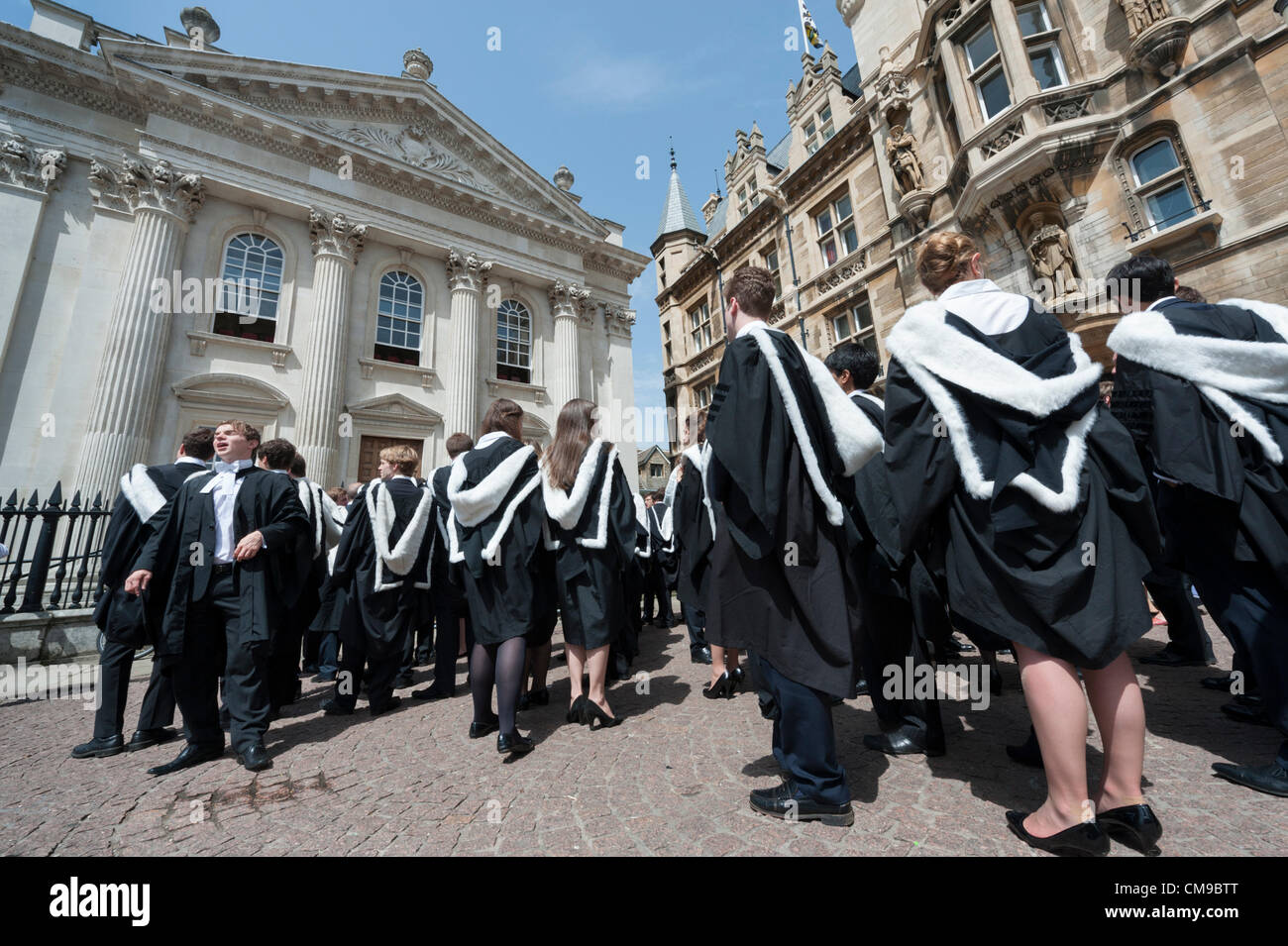 Cambridge University students graduate June 28th 2012, at the Senate ...