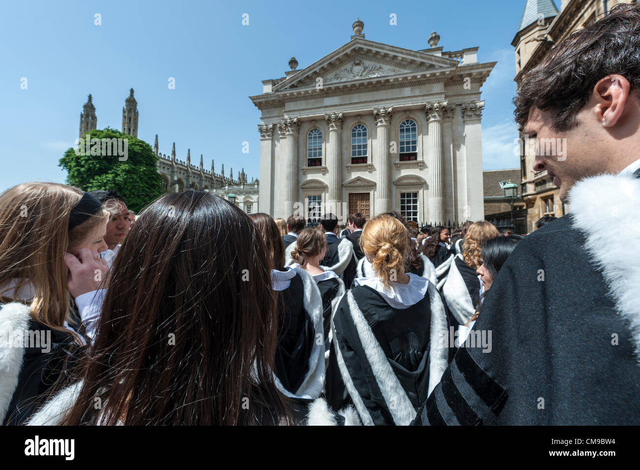Cambridge University students graduate June 28th 2012, at the Senate ...