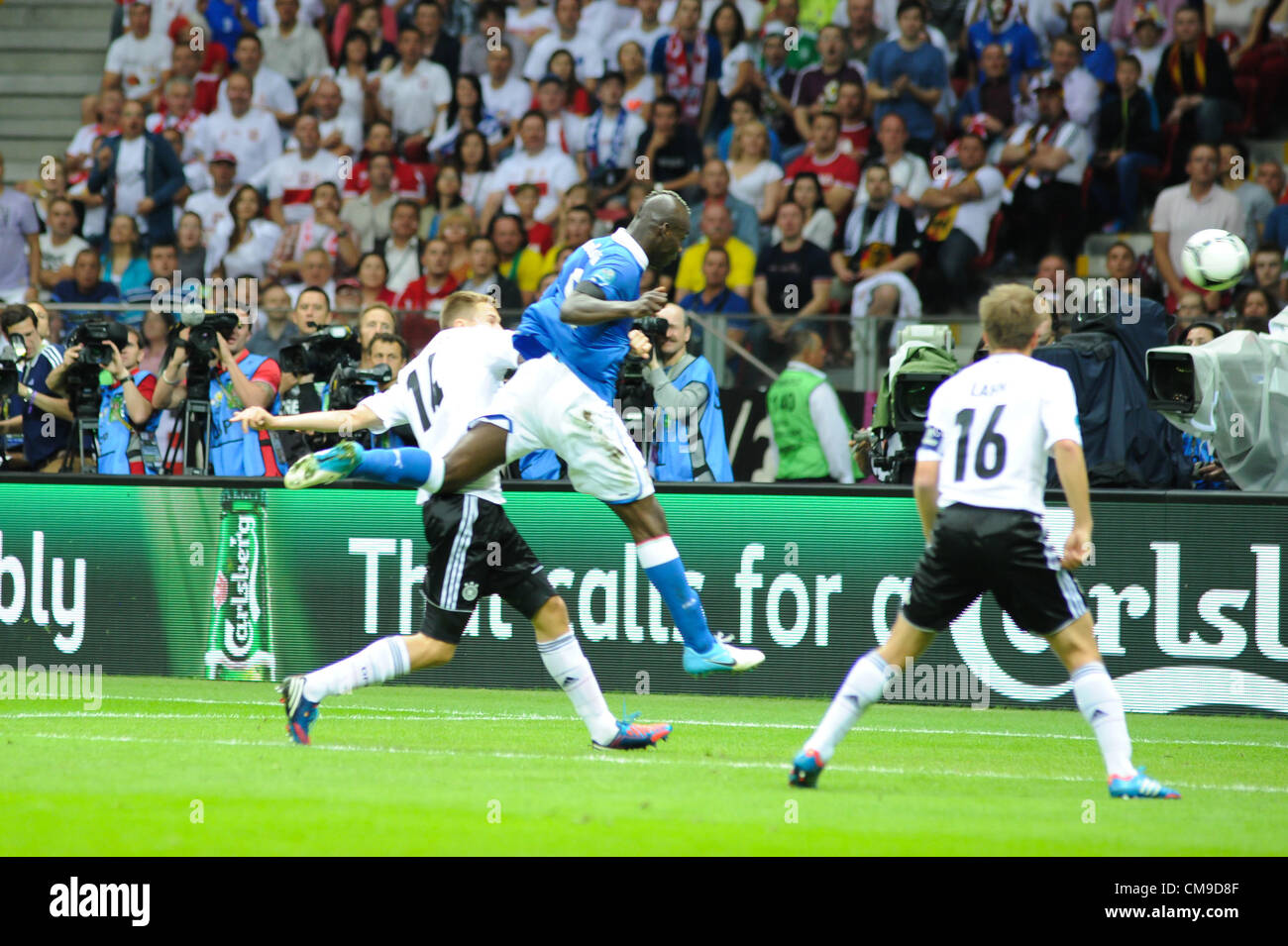 Mario balotelli italy germany 2012 hi-res stock photography and images ...