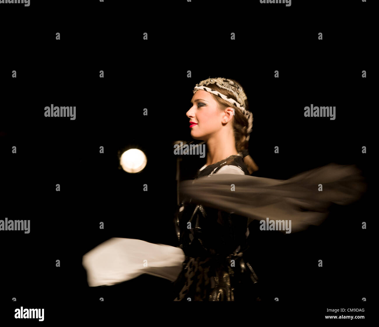 June 28, 2012 - Tbilisi, Georgia. Traditional Georgian folk dance ...