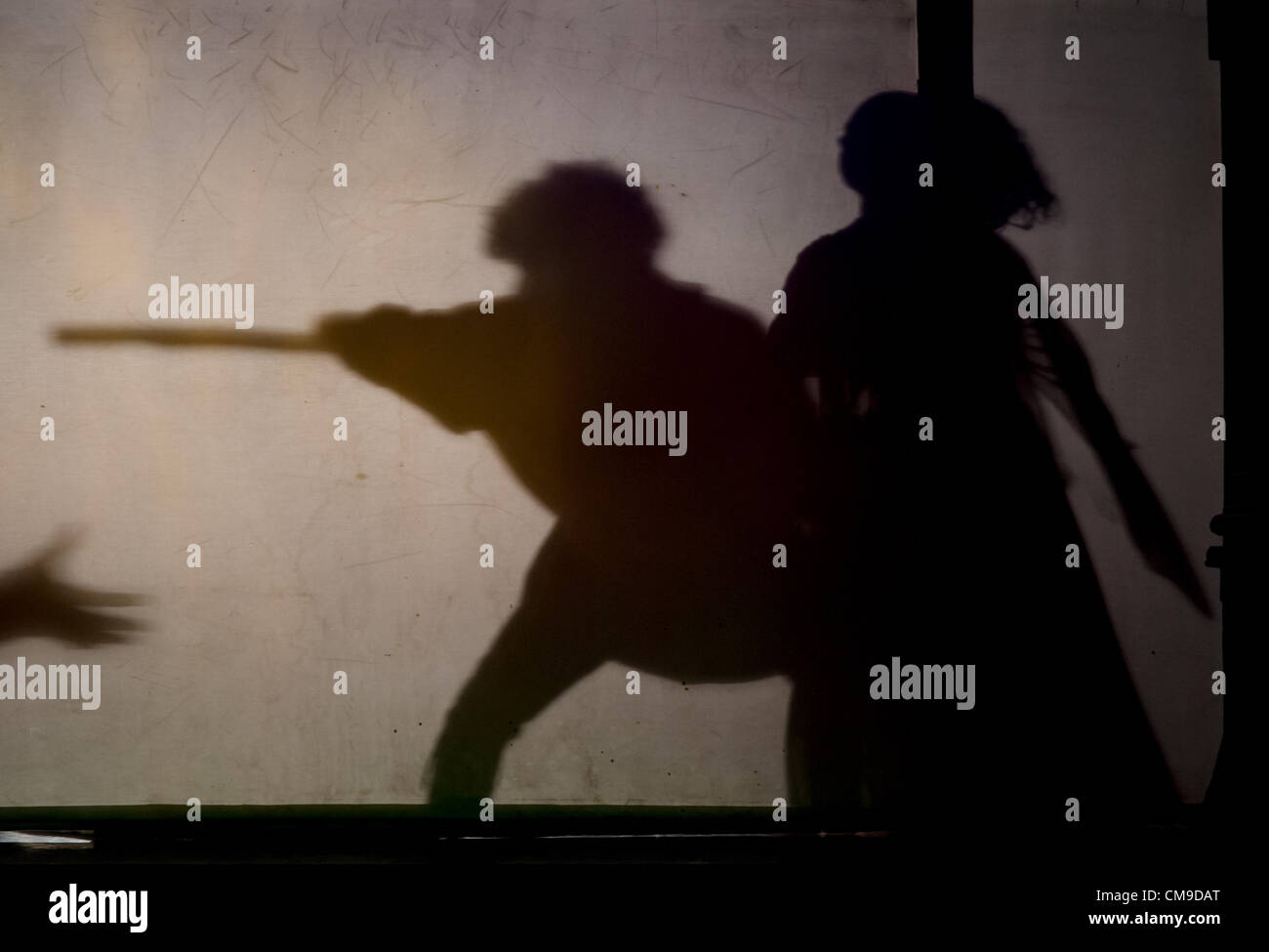 June 28, 2012 - Tbilisi, Georgia. Traditional Georgian folk dance ...