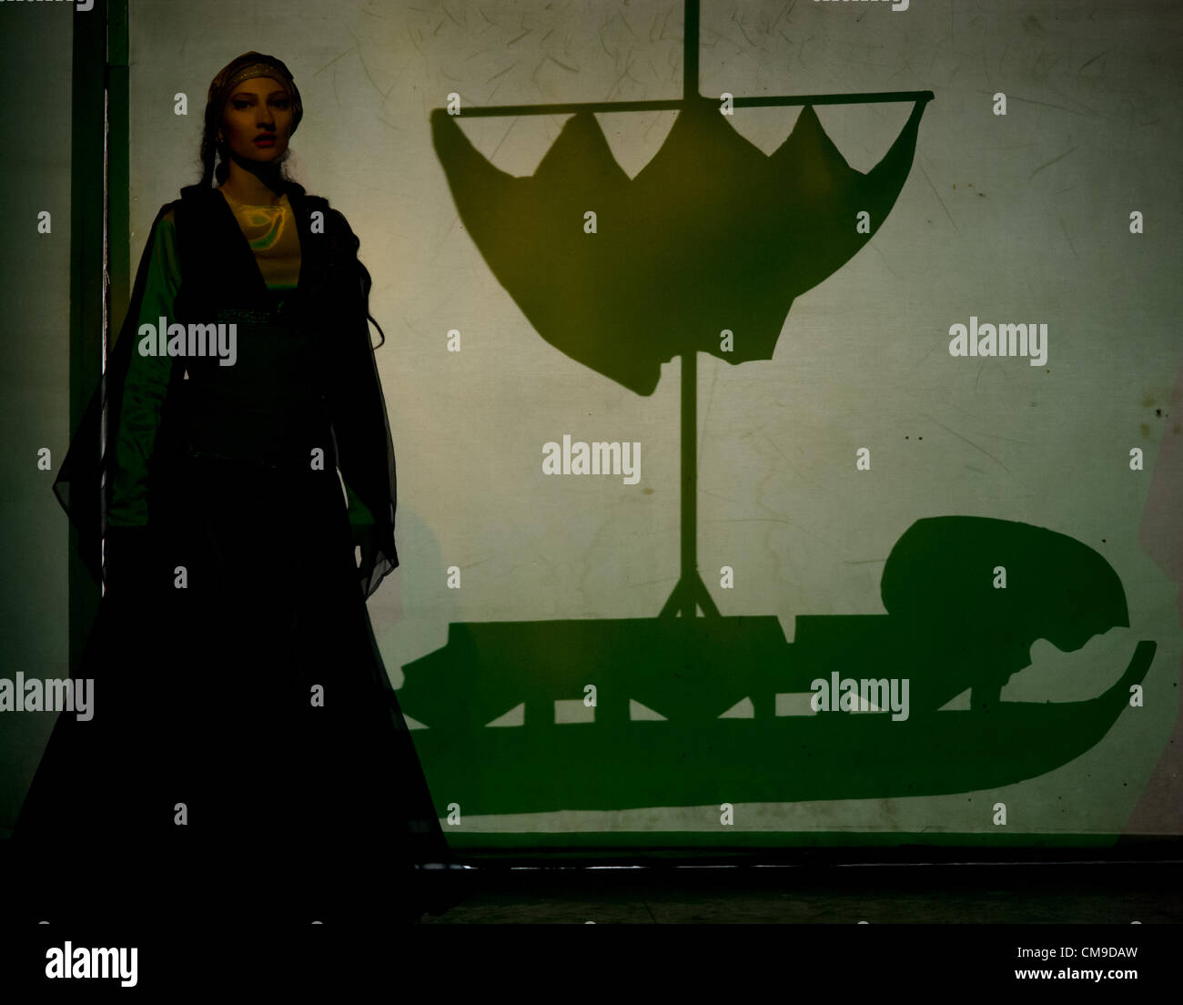 June 28, 2012 - Tbilisi, Georgia. Traditional Georgian folk dance ...