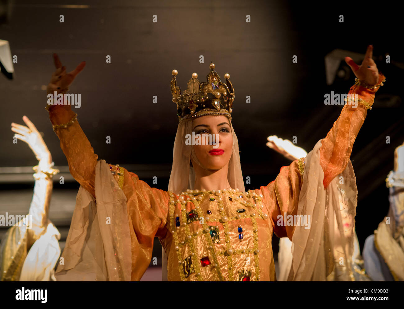 June 28, 2012 - Tbilisi, Georgia. Traditional Georgian folk dance ...