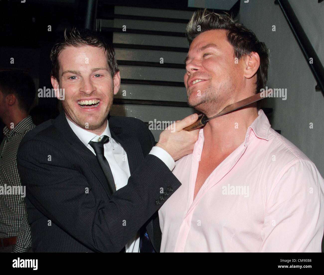 London - Phil Turner with magician at the Welch Morgan Locations launch ...