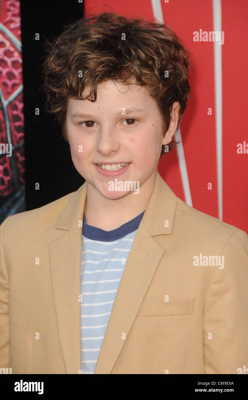 Nolan Gould at arrivals for THE AMAZING SPIDER-MAN Premiere, Regency ...