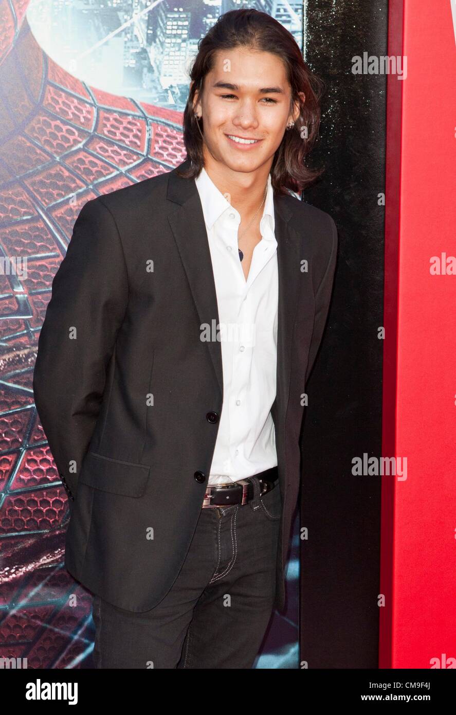 Booboo Stewart at arrivals for THE AMAZING SPIDER-MAN Premiere, Regency ...
