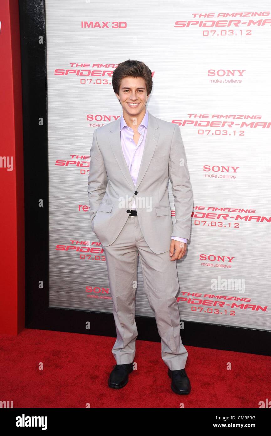 Billy Unger at arrivals for THE AMAZING SPIDER-MAN Premiere, Regency ...