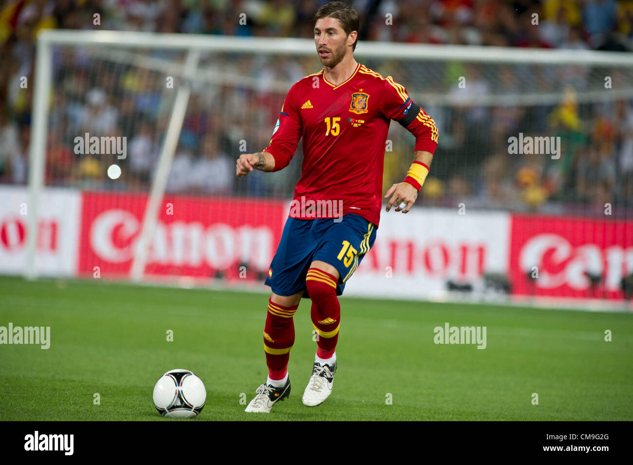 Spain euro 2012 ramos hi-res stock photography and images - Alamy