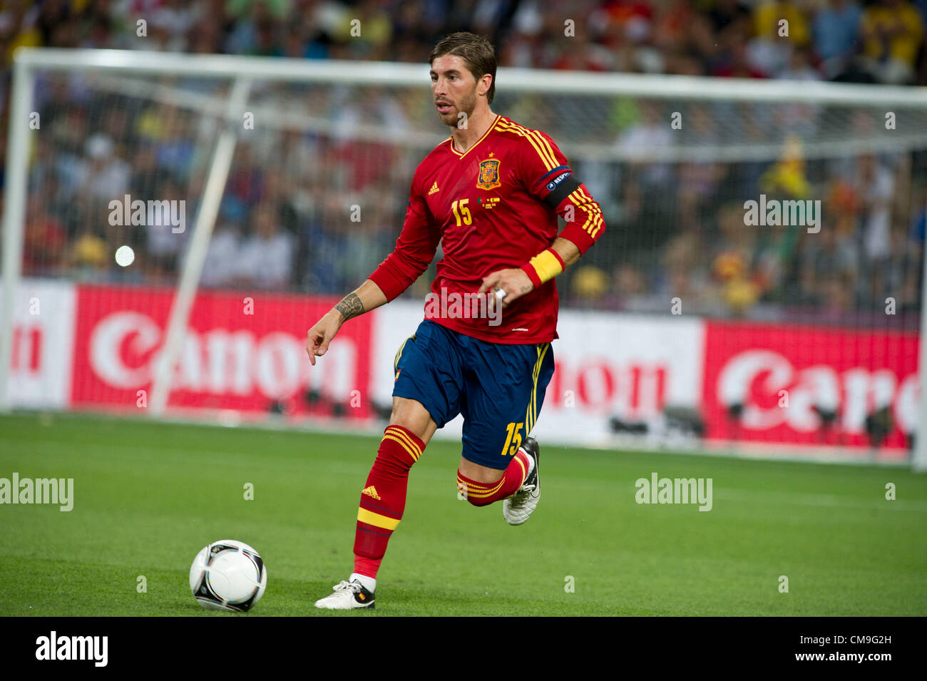 Sergio Ramos (ESP), JUNE 27, 2012 - Football / Soccer : UEFA Euro 2012 ...