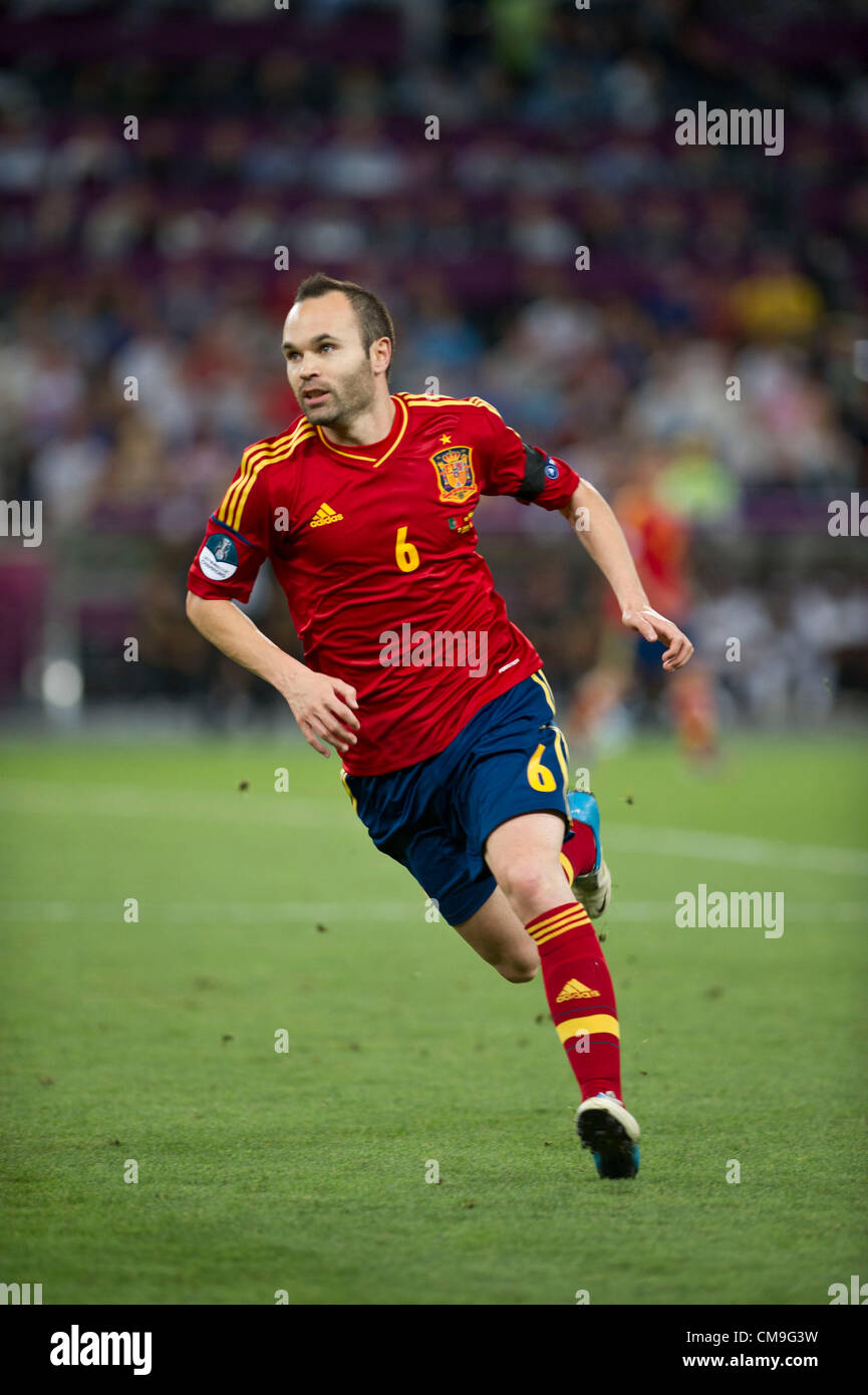 Uefa euro 2012 iniesta hi-res stock photography and images - Alamy