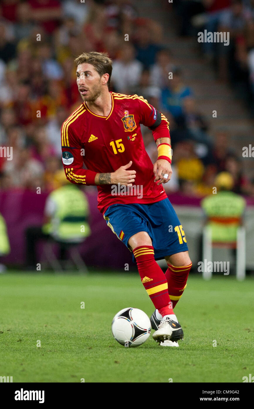 Spain euro 2012 ramos hi-res stock photography and images - Alamy