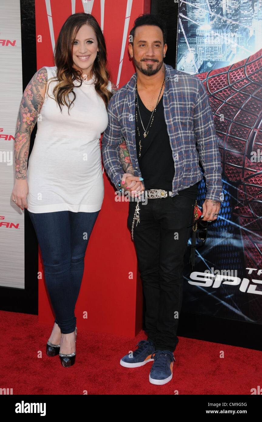 Aj mclean wife hi-res stock photography and images - Alamy