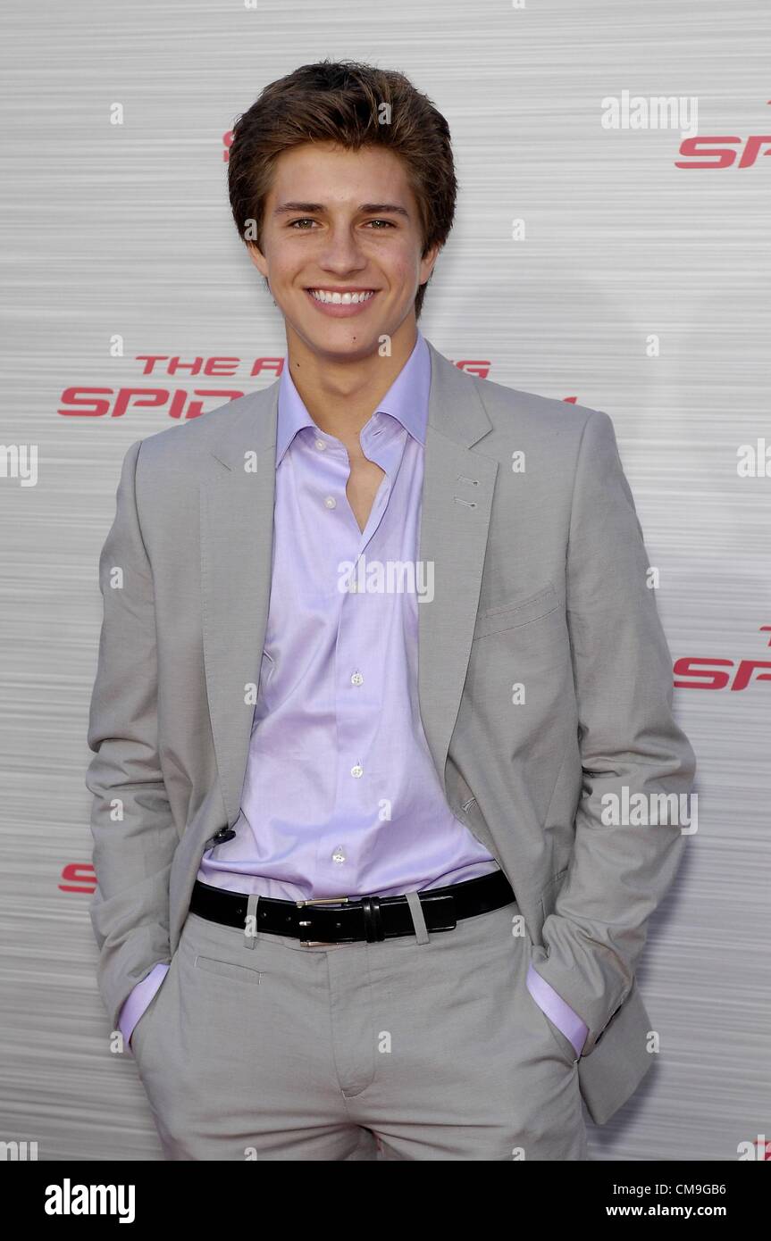 Billy Unger at arrivals for THE AMAZING SPIDER-MAN Premiere, Regency ...
