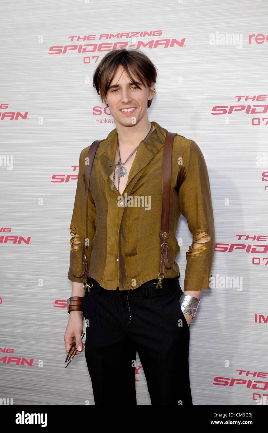 Reeve Carney at arrivals for THE AMAZING SPIDER-MAN Premiere, Regency ...