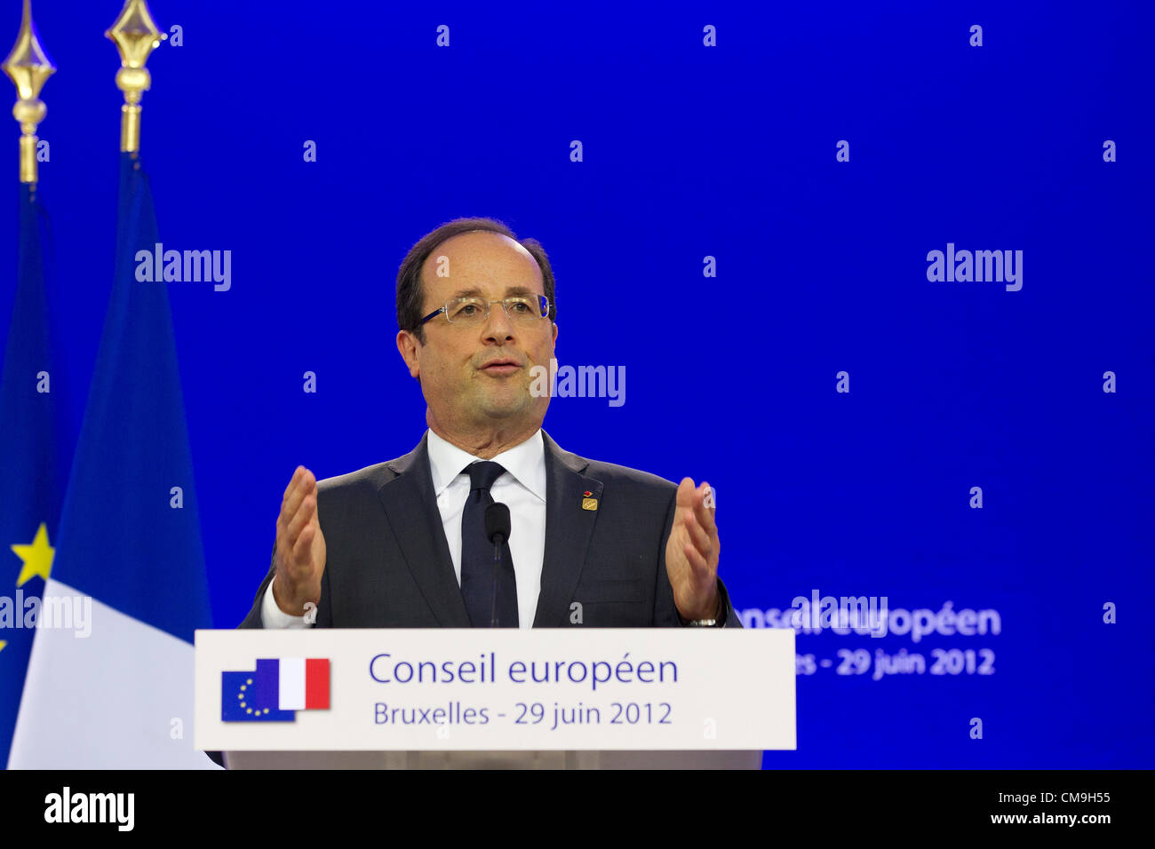 François hollande portrait hi-res stock photography and images - Alamy