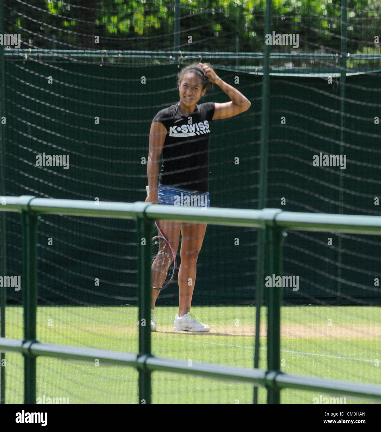 Heather watson training hi-res stock photography and images - Alamy