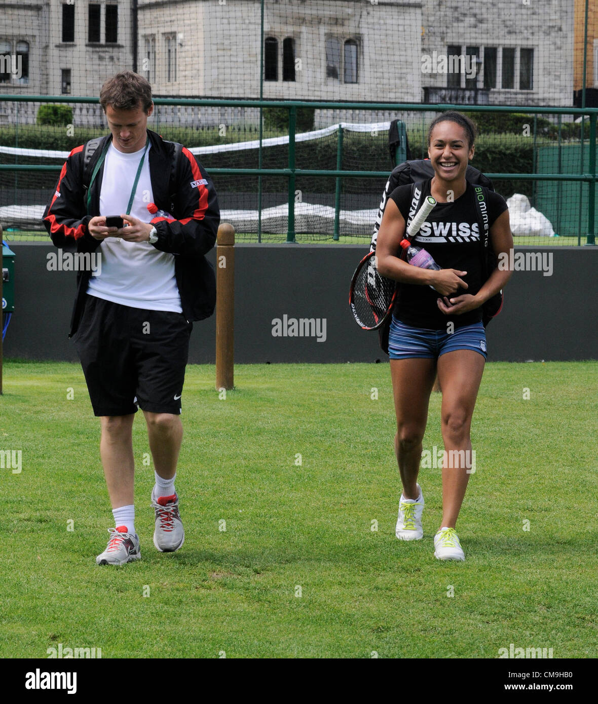 Heather watson training hi-res stock photography and images - Alamy