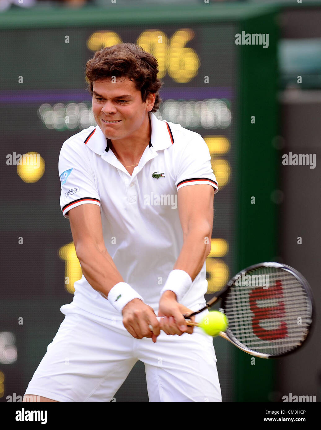 Milos Raonic High Resolution Stock Photography and Images - Alamy