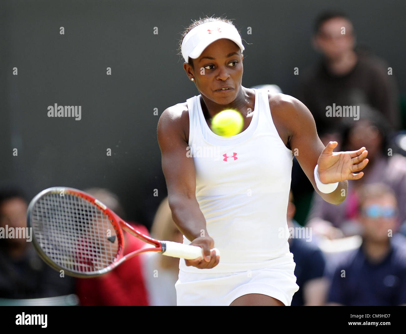 SLOANE STEPHENS USA THE ALL ENGLAND TENNIS CLUB WIMBLEDON LONDON ...