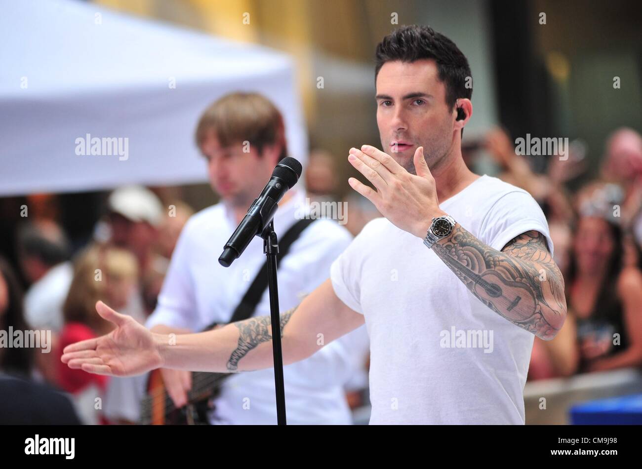 USA. Adam Levine on stage for NBC Today Show Summer Concert Series with ...