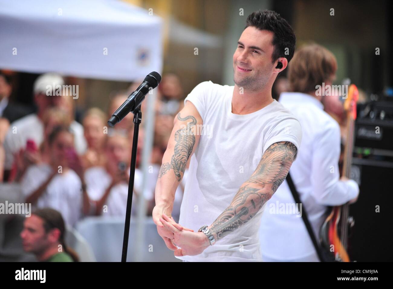 USA. Adam Levine on stage for NBC Today Show Summer Concert Series with ...