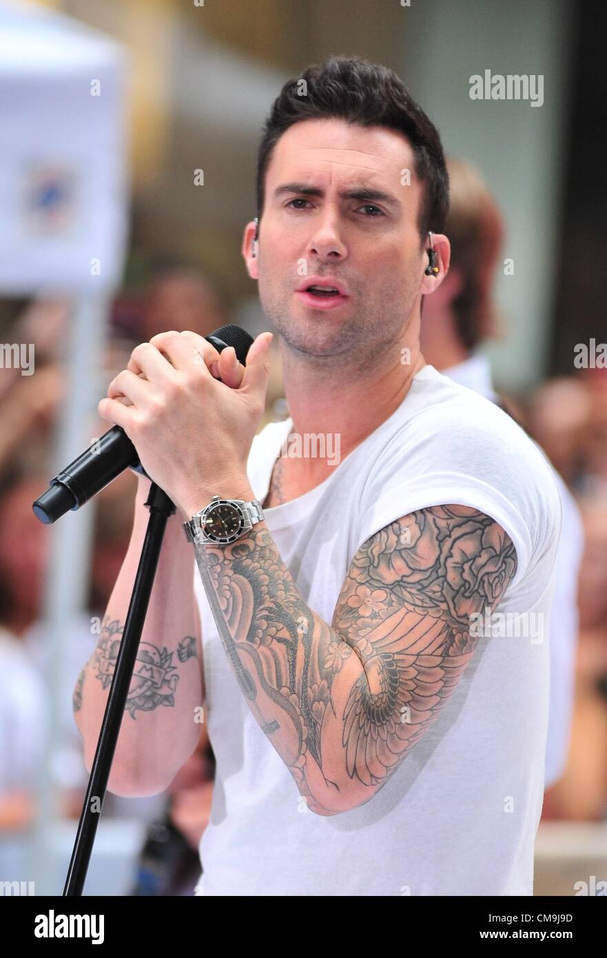 USA. Adam Levine on stage for NBC Today Show Summer Concert Series with ...